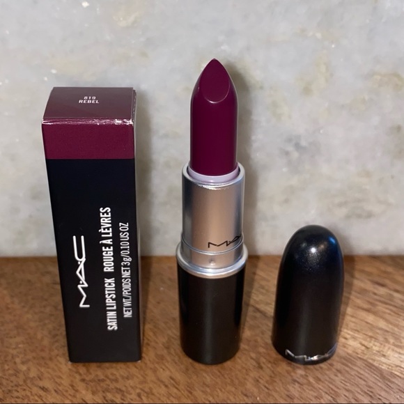 MAC Cosmetics | Makeup | Mac Satin Lipstick In Rebel | Poshmark